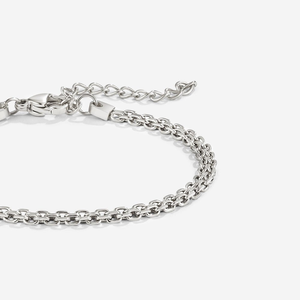 Capri Silver Chain Bracelet – Qamar Jewelry